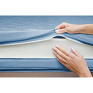 AK TRADING CO. Professional 2" Thick, 18" Wide X 72" Long Regular Density Upholstery Foam, White