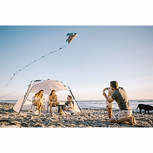 Veer Family Basecamp Recreational Pop-Up Tent | Premium Trail Rated Beach Tent or Camp Shelter for Adults and Kids | Water Resistant UPF50 Protective Coating | Portable with Easy Set Up and Take Down