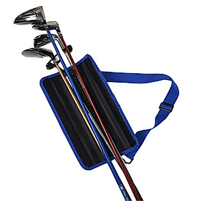 Portable Golf Mini Bag with Shoulder Strap for Driving Range Club Course - Outdoors Practice Organizer Accessories(Blue)
