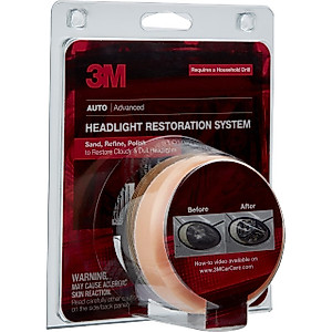 3M Headlight Lens Restoration System, 39008, 1 Kit