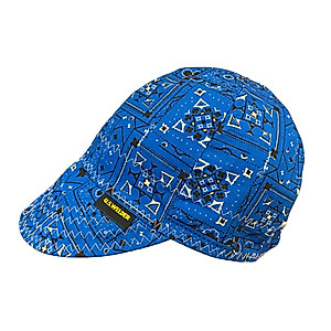 U.S. Welder Reversible Welding Cap Bandana Print (8, Blue)