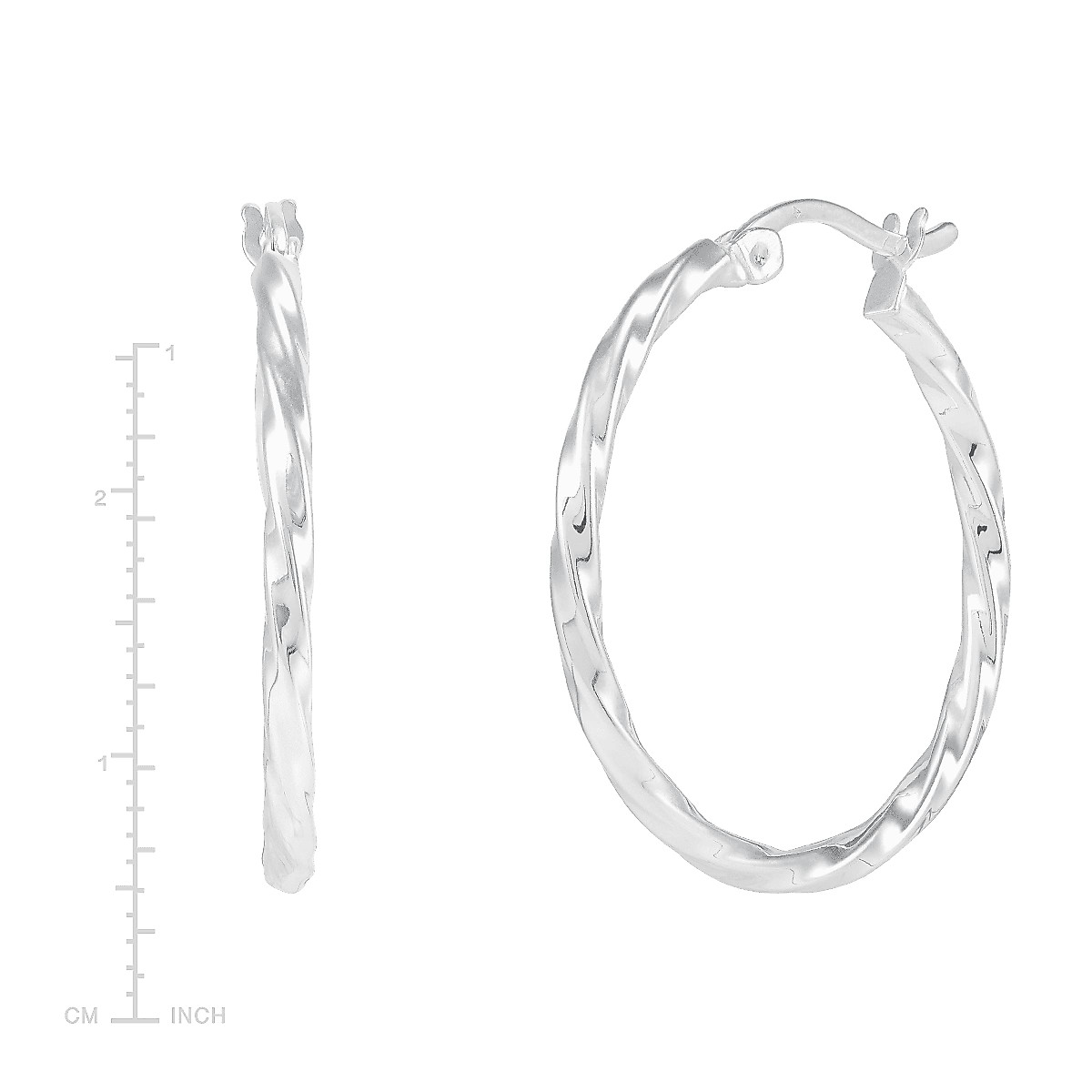Silpada 'Endless Twists' Hoop Earrings in Sterling Silver