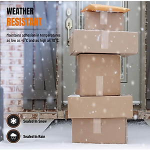 4pcs Strapping Tape, 1.88" x 30yds Heavy Duty Packing Tape - 5.5mil Fiberglass Tape - 2X Thicker Shipping Tape - Synthetic PET Adhesive Filament Tape - Reinforced Packing Tape for Moving Boxes