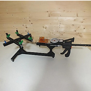 DIY Racket Frame Threading Machine Badminton Racket Stringing Machine Wire Stretcher Aluminum Alloy 20-32LB (A)