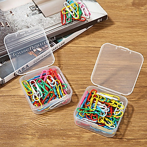 36 PCS Small Bead Organizers with 3 PCS Hinged Lid Rectangle Clear Craft Case, Mini Plastic Bead Storage boxes Containers for Storage of Small Items, Jewelry, Diamonds, DIY Art Craft Accessory