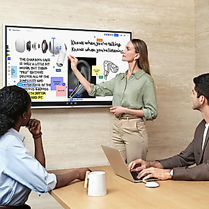 Vibe S1 4K UHD Smart Board, 75 Inch Digital Whiteboard for Office and Classroom, Electronic Presentation Meeting Device for Hybrid Work, Interative Touchscreen Display, Chrome OS and 250+ Free Apps