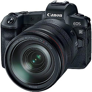 Canon EOS R Mirrorless Digital Camera with RF 24-105mm f/4L is USM Lens and Mount Adapter EF-EOS R Bundled + Deluxe Accessories