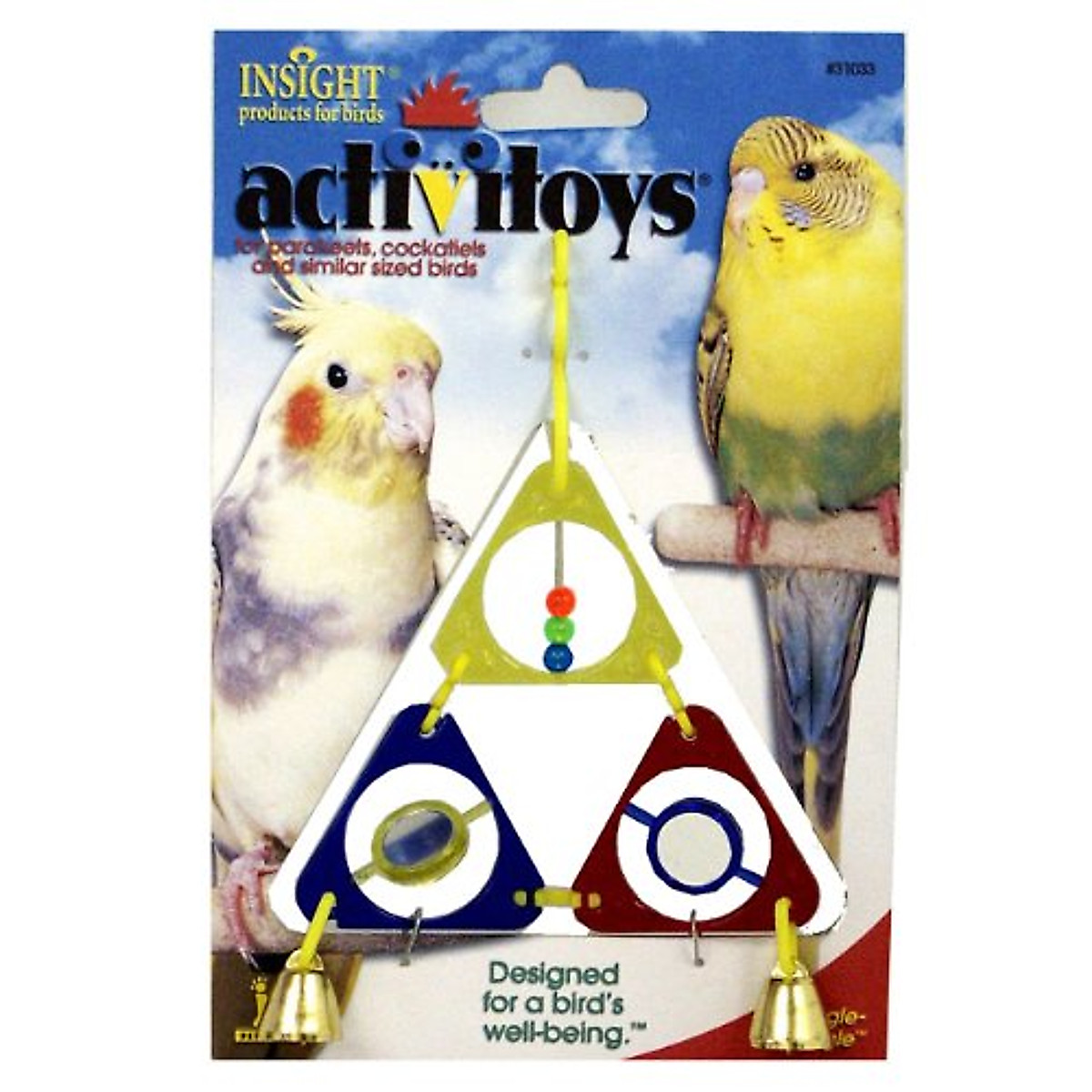 JW Pet Company Activitoys Triangle Dangle Bird Toy