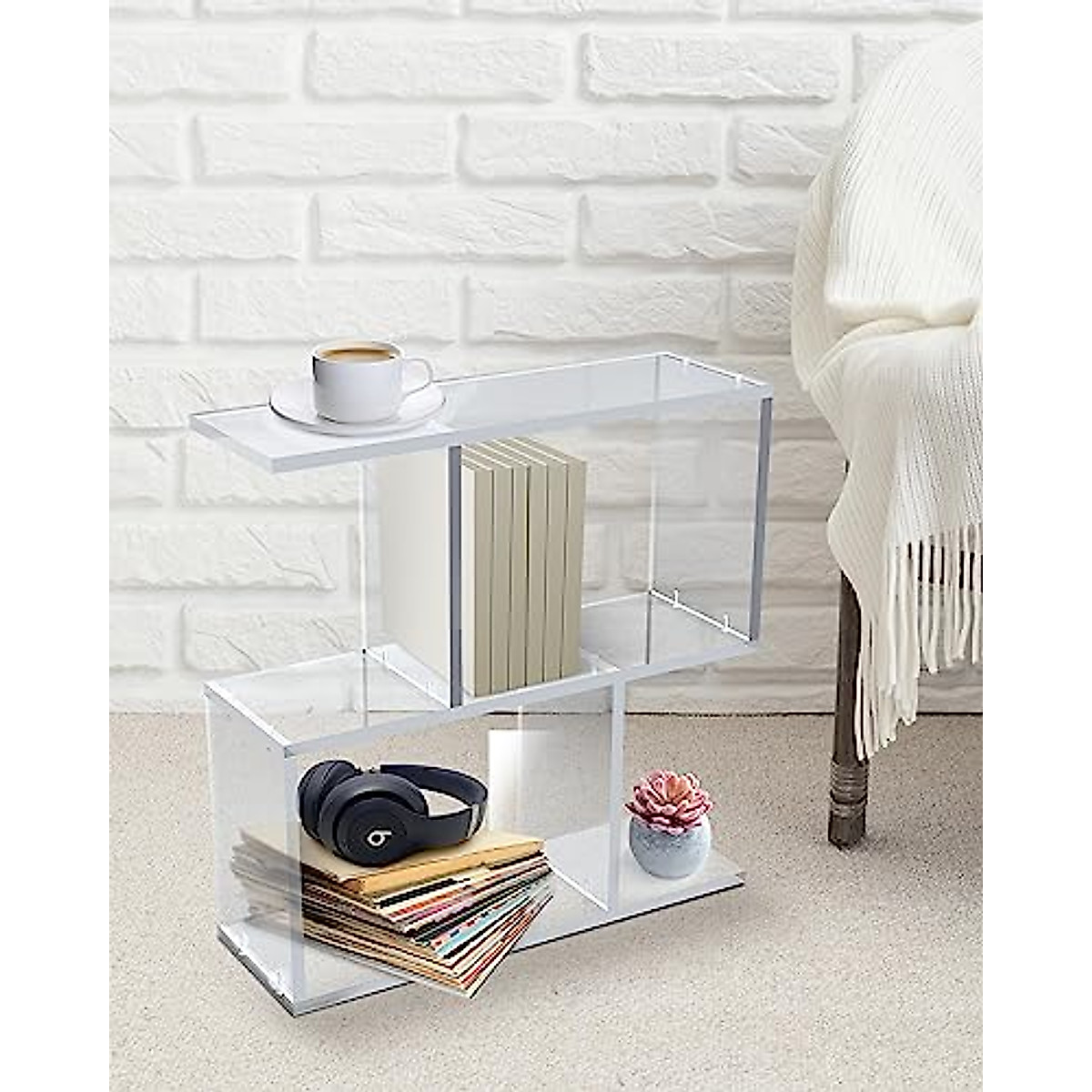Acrylic Side Table, Acrylic Table, Acrylic Furniture, Acrylic Coffee Tables for Living Room, Acrylic End Table, Arteriors, Ghost Table, Arylic Desk, Clear Furniture, Acrylic Bed Table