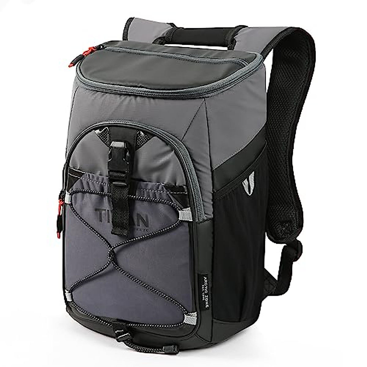 Titan Deep Freeze Backpack Cooler - 24 Can Cooler Bag Insulation, Sharkskin Gray