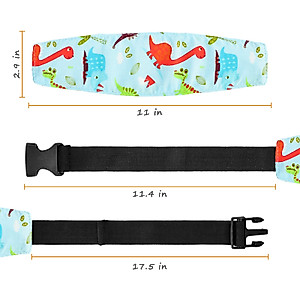 Baby Carseat Head Support,Car seat Straps Pillow Support Ban,Stroller Neck Relief Strap Headrest,Slumber Sling Sleep Positioner for Toddler Infants Child Children Kids