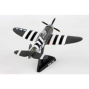 Daron Postage Stamp P-47 Thunderbolt Snafu 1/100 PS5359-3,Black
