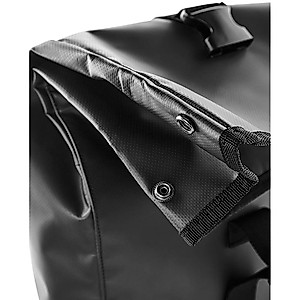 BagBase Tarp Waterproof Roll-Top Backpack (One Size) (Black)