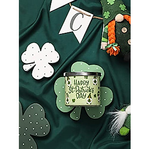 St. Patrick’s Day Candle, Luck Eucalyptus Mint Scented Candle, Large 3 Wicks, 14 oz