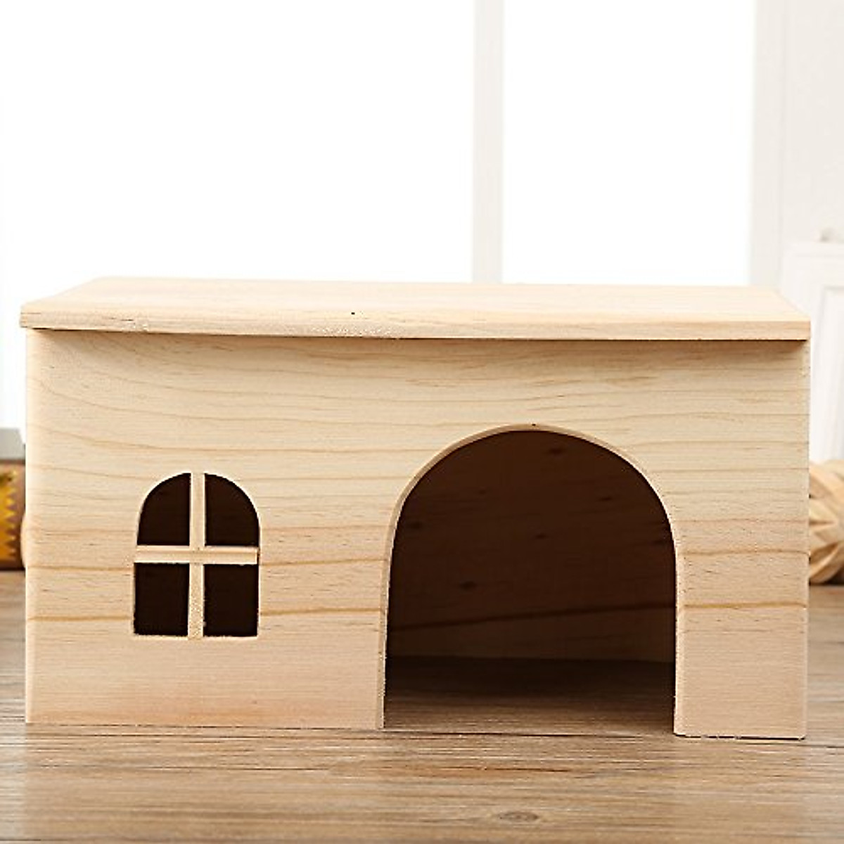 OMEM for Small Animals House Natural Life Tunnel System Such as Hamsters, Guinea Pigs, Golden Bears, Hedgehogs, Rabbits, Turtles, Easy to Clean (L)