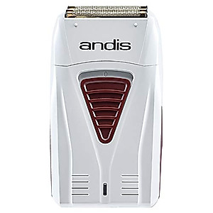 Andis Cordless Mens Long Lasting Lithium Battery Titanium Foil Shaver with Beauwis Blade cleaning Brush