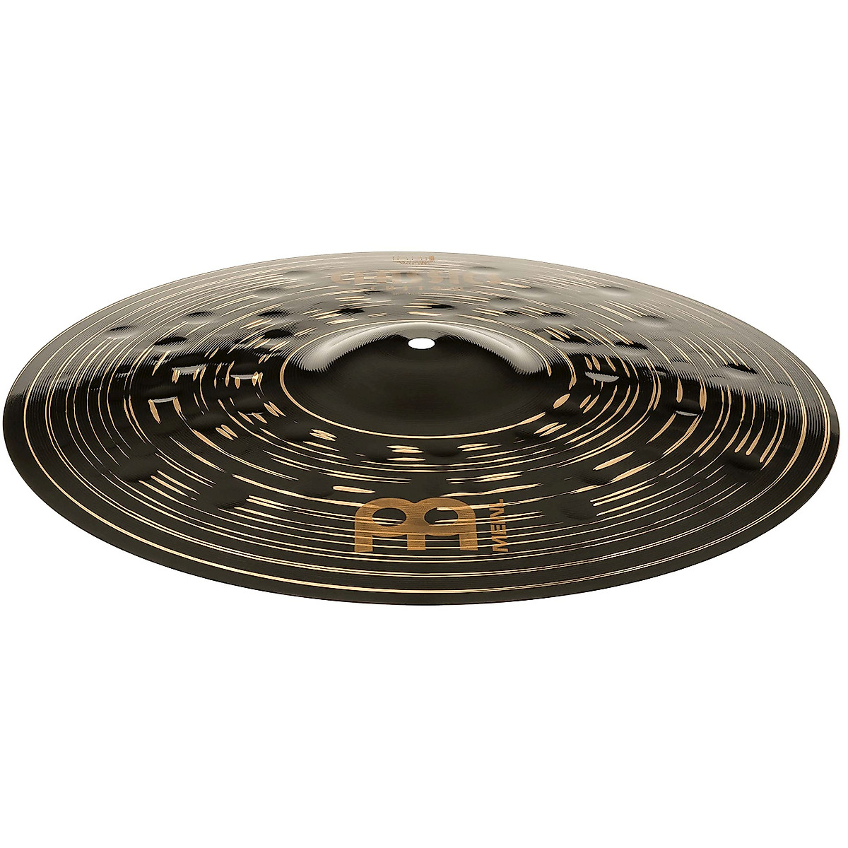 Meinl 16" Crash Cymbal - Classics Custom Dark - Made in Germany, 2-YEAR WARRANTY (CC16DAC)