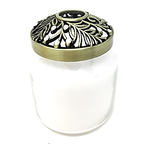 Yankee Candle White Bay Berry Illuma-Lid Jar Candle Topper for Large and Medium Original Jar Candles