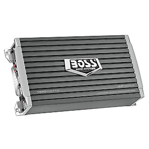 BOSS Audio Systems AR1600.4 4 Channel Car Amplifier - 1600 Watts, Full Range, Class A/B, 2-4 Ohm Stable, Mofet Power Supply, Bridgeable
