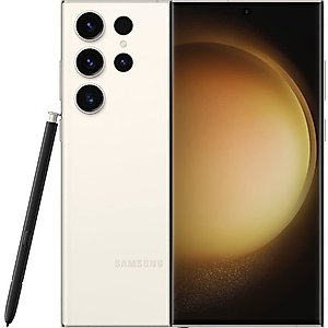 SAMSUNG Galaxy S23 Ultra Cell Phone, Factory Unlocked Android Smartphone, 1TB Storage, 200MP Camera, Night Mode, Long Battery Life, S Pen, US Version, 2023 (Cream)