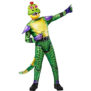 Rubie's Child's Five Nights at Freddy's Montgomery Gator Costume, As Shown, Large