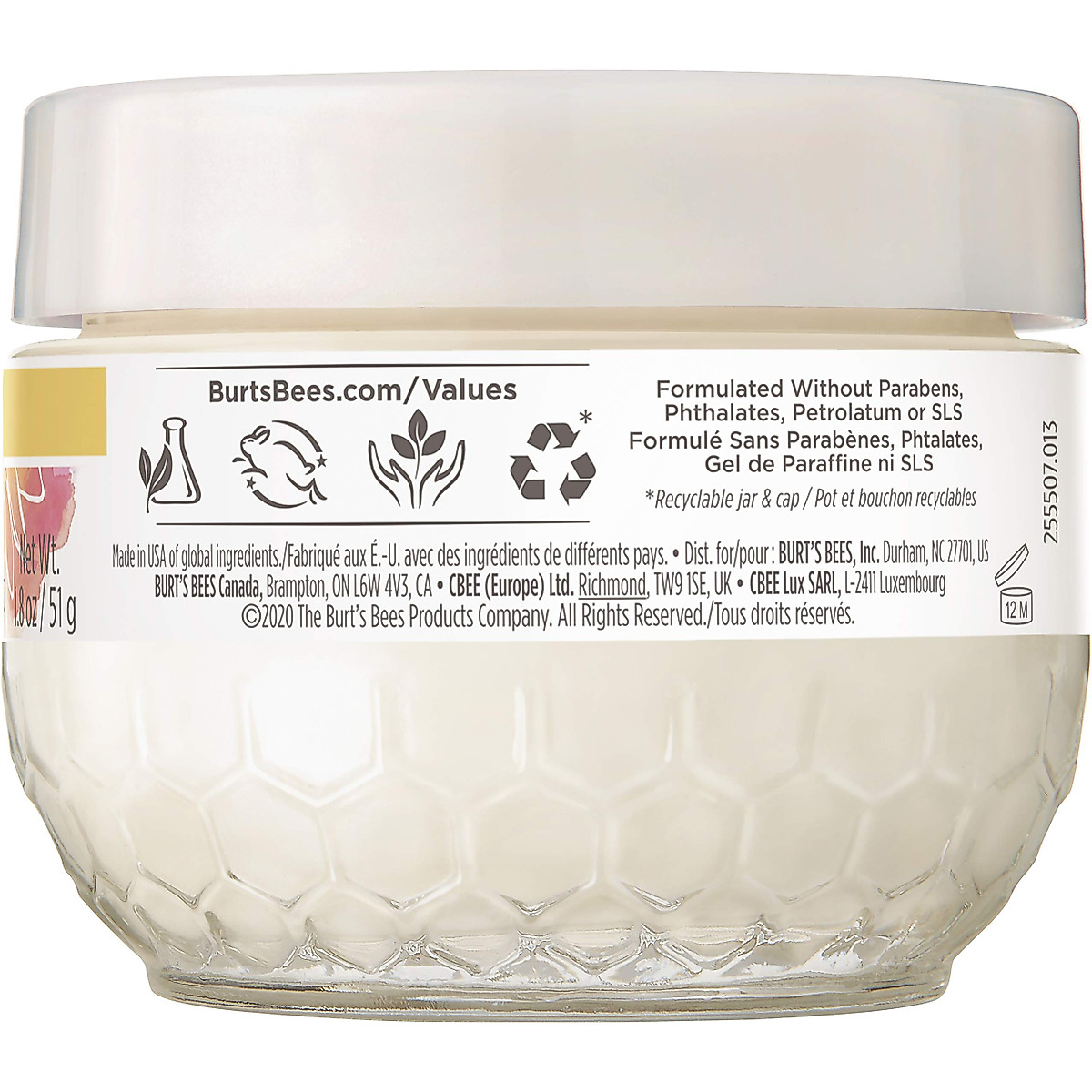 Burts Bees Truly Glowing Night Cream - Dry Skin Unisex 1.8 oz, White