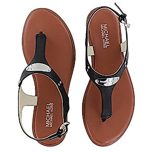 Michael Kors Plate Thong Womens Gladiator Sandals Black Size 7