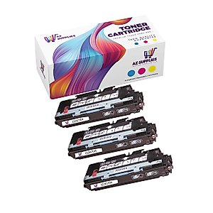 AZ SUPPLIES Compatible Toner Cartridge Replacement for HP Q2670A (HP 308A) Color Laserjet 3500 Color Laserjet 3500N Color Laserjet 3550 Color Laserjet 3550N-3700-3700DN-3700DTN-3700N Black 3 Packs