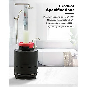 Nahntaipy 40PHF-2 Pressure Balance Cartridge, Shower Cartridge Replacement Fit for Shower Faucet, Cartridge Only 40mm