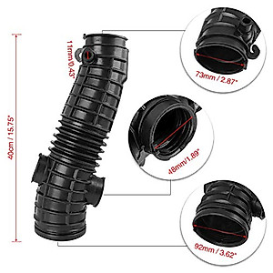 X AUTOHAUX Air Intake Hose Tube for Honda Pilot 2006 2007 2008 Replace 17228-RYP-A00 17228RYPA00 Air Intake Duct