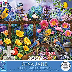 Ceaco - Gina Jane - Hydrangeas - Oversized 300 Piece Jigsaw Puzzle