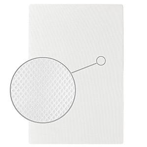 Dream On Me 2-in-1 Breathable Pocket Coils Inner Spring Portable Crib Mattress, Greenguard Gold and JPMA Certified, White