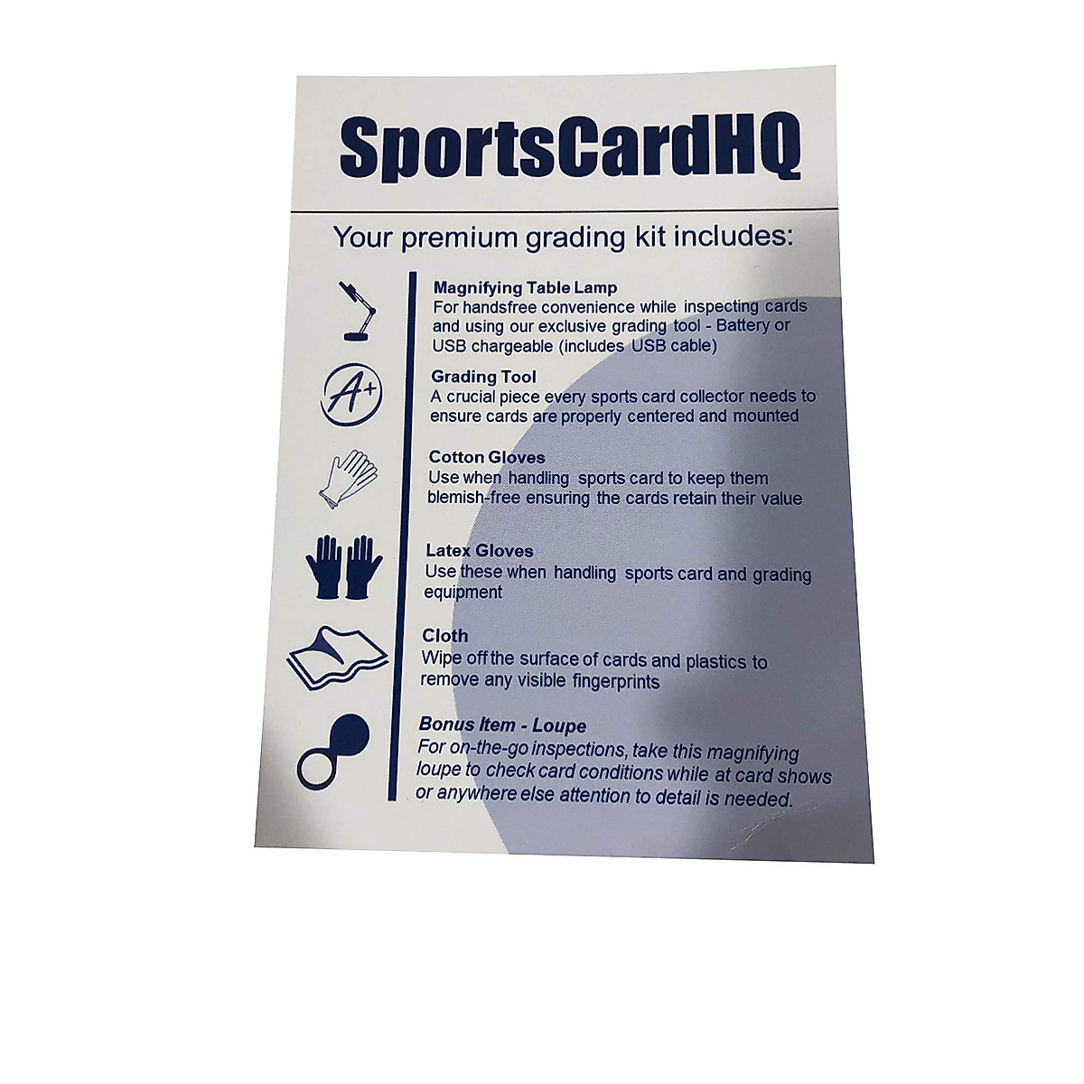 SportsCard HQ Grading Kit