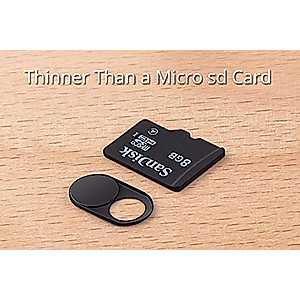 CloudValley Upgrade Magnetic Webcam Cover, [6-Pack] 0.023 inch Metal Camera Cover Slide for Mac, iPad, MacBook Pro, MacBook Air, Laptops, PC/Computer, Tablets, Web Blocker Protect Your Privacy