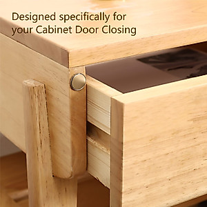 Mousike Magnetic Door Catch Ultra Thin Cabinet Magnets Stainless Steel Drawer Magnet Catch for Sliding Door Closure Kitchen Cabinet Cupboard Closet Closer (4Pack)