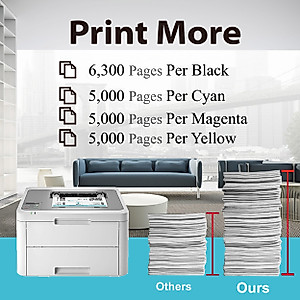 TG Imaging 1-Pack 046H Compatible Replacement for Canon 046 Black Toner Cartridge Work with Color imageCLASS LBP654Cdw MF735Cdw MF731Cdw MF733Cdw MF732Cdw 734Cdw Printer, 1xBlack