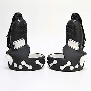 VRbrother Controller Grip Cover for Oculus Quest 2,Accurate Infrared Signal Holes Ensure That Signals are Not Lost,Anti-Throw Hand Strap Adjustable Wrist Knuckle Strapstrap,VR Cover Accessories,Black