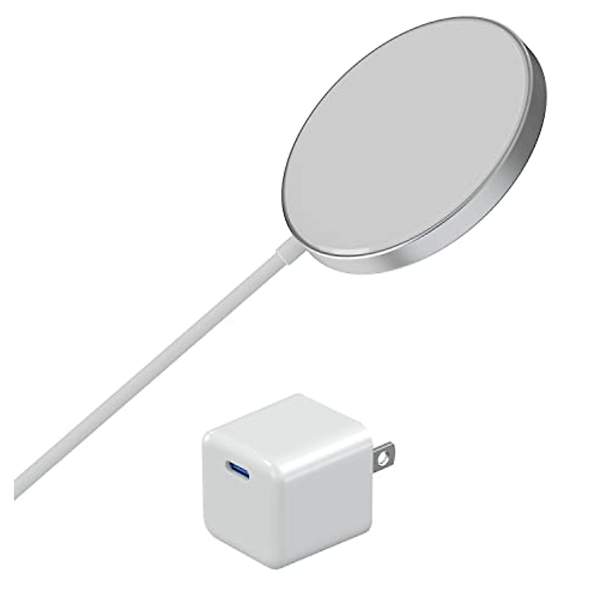 Magnetic Wireless Charger, 15W Fast Wireless Charging Pad, Compatible with MagSafe Charger for iPhone 14/14 Pro/14 Plus/14 Pro Max, iPhone 13/12 Series, Airpods(USB-C 20W Adapter Inclduded)