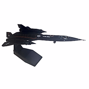 1/144 Scale US Air Force SR-71 Blackbird Reconnaissance Aircraft Metal Military Plane Diecast Model for Collection or Gift