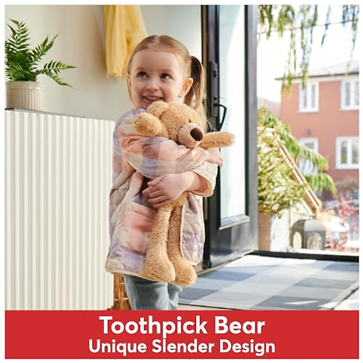 GUND Toothpick, Classic Teddy Bear Stuffed Animal for Ages 1 and Up, Beige, 15”