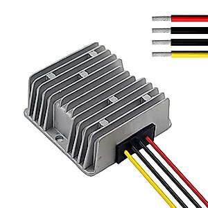 Car DC 12V 4A Voltage Stabilizer Surge Protector Power Supply Regulator for Auto Truck Vehicle Boat Solar System etc.(DC10-36V Input, DC12V Output)