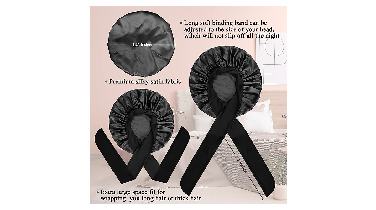 Adjustable Silky Hair Bonnet - Protect Your Hair Overnight