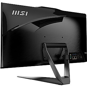 MSI PRO AP222T All-in-One Desktop: Intel Pentium Gold G7400, 4GB DDR4 2666MHz, 128GB NVMe SSD, Anti-Flicker, Less Blue Light, BT 5.0, Windows 11 Pro: 13M-068US,Black