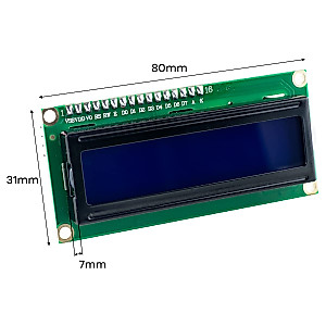 Hosyond 3pcs I2C IIC 1602 LCD Display Module 16x02 LCD Screen Module for Arduino Raspberry Pi