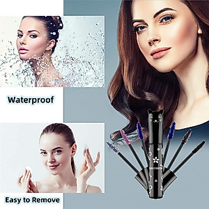 LGSZGDCN 6 Colors Lashes Mascara Eyes Waterproof Fast Dry Eyelashes Curling Lengthening Makeup Eye Lengthening, Lifting, Curling Kit Gift Set