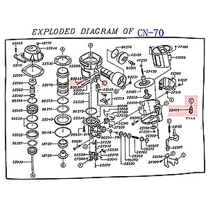 TVA6 Trigger Valve Fits Bostitch Supercedes TVA1 Part fits Max CN55, CN70 and CN80 Coil Nailers Repair Parts