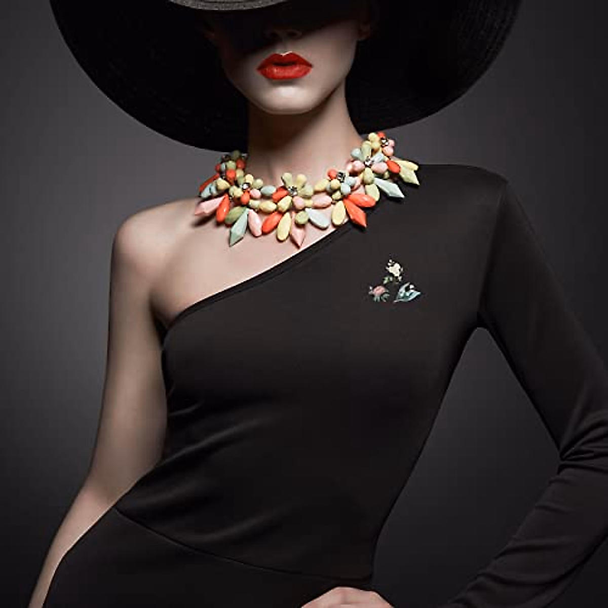 Modixun 15pcs Mini Flowers Iron On Patches, 13 Patterns Decorative Embroidered Patches, Sew On/Iron On Patch Applique for Jeans, Clothing, Hat, Jacket, Mini Flowers