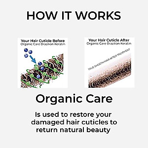 Brazilian Keratin Treatment Complex Blowout - Organic Care Protein Smooth By OGC Cosmetics - 8.5 fl oz / 250ml - Just 1 Step…