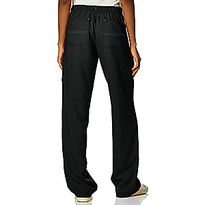 Carhartt Size Cross-Flex Women's Utility Scrub Pant, Black, Medium Tall