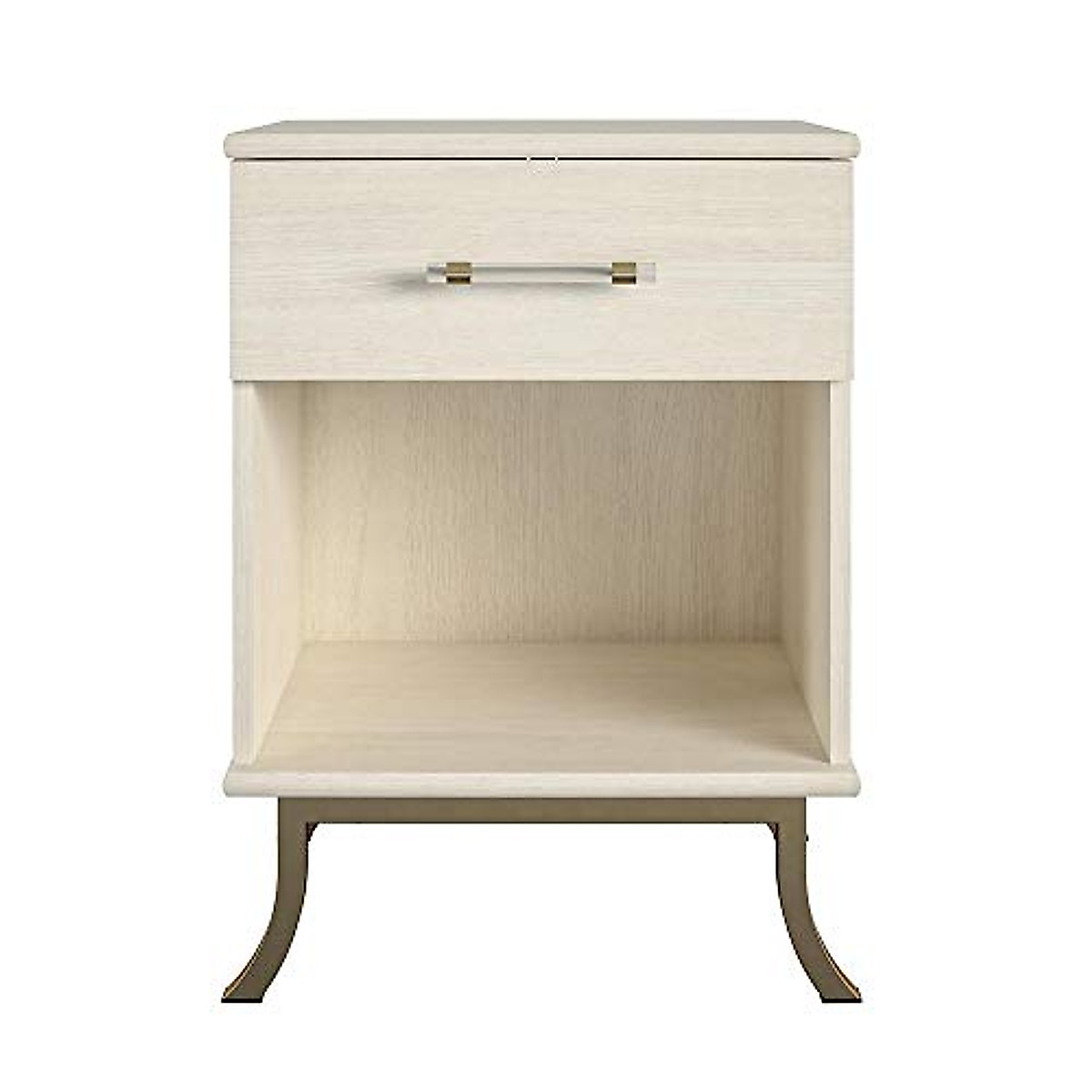 Little Seeds Monarch Hill Clementine White Nightstand, Ivory Oak